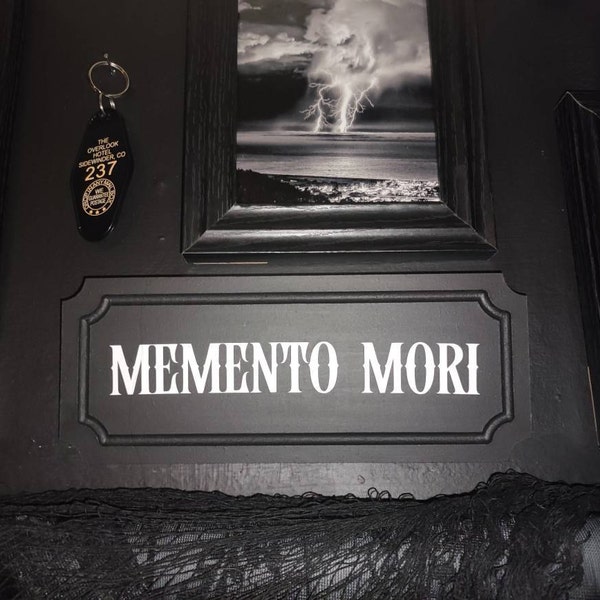 Personalised Gothic Wall Plaque / Custom Name, Phrase, Quotes / Gothic ...