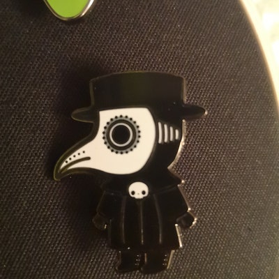 Plague Doctor Enamel Pin - Etsy