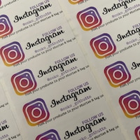 Instagram Personalized Stickers Insta Stickers Personalized Shipping ...