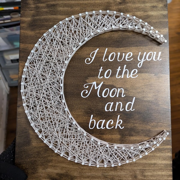 Heart String Art Wooden Sign - Valentine's Day Decor - Etsy
