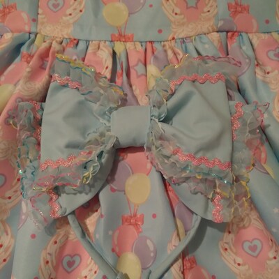 Lolita Head Bow-pink Bow-oversized Bow-hime Gyaru-princess-magical Girl ...