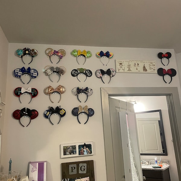 Decorated Mickey Ear Wall Displays 5, 10, or 20 Packs Also 3 Packs of ...