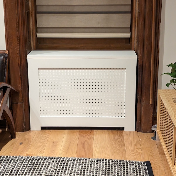 STELLA Radiator Cover Cabinet, White Finish, Any Custom Sizes Available ...