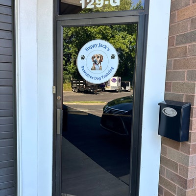 Customizable Window Decal / Your Company Name or Logo Storefront Vinyl ...