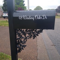 Mailbox Address Vinyl Decal, Numbers Address Vinyl Lettering ...