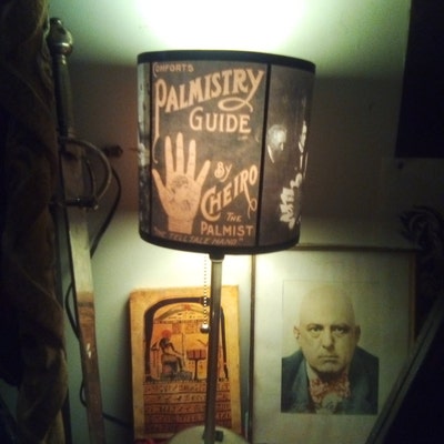 Absinthe Lamp Shade Lampshade Art Nouveau, Bohemian Decor, Green Lamp ...