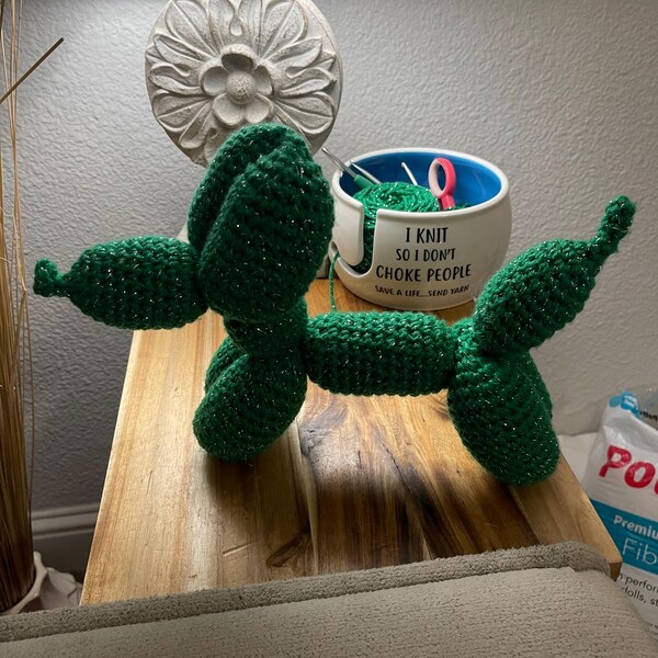 Balloon Animal Dog Crochet PATTERN ONLY Instant DOWNLOAD Puppy ...