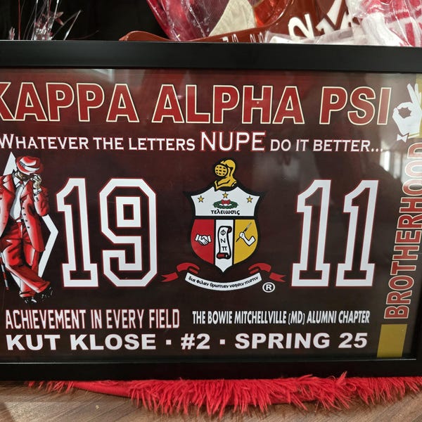 Personalized Phi Beta Sigma Wall Art, Sigma Man, Man Cave Gift, Sigma ...