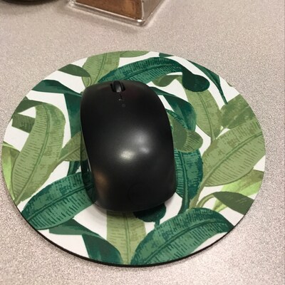 Banana Leaf Mouse Pad Coworker Gift Office Supplies Gift Mousepad ...