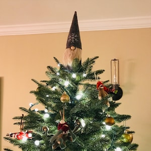 Gnome Christmas Tree Topper - Etsy
