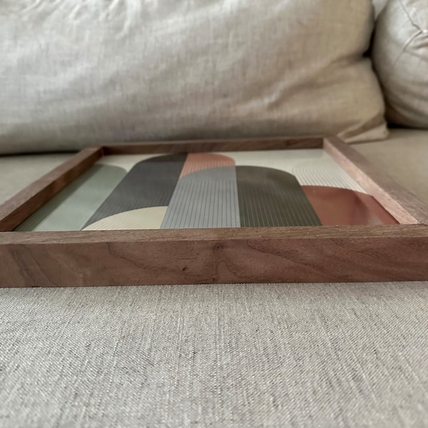 Handmade Solid Oak Wood Picture Frame | Gallery Style, Spline ...