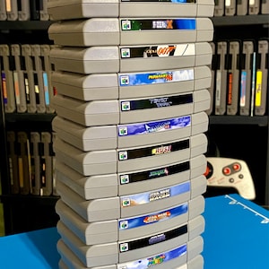 N64 Cartridge Top End Labels DELUXE SET Entire US Library - Etsy