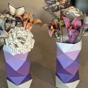 Doctor Who Inspired Paper Flowers Set of 5 11 Doctors - Etsy