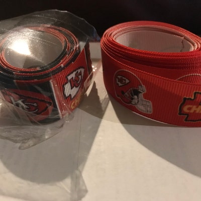 Kansas City Chiefs Inspired 7/8 or 1.5 Grosgrain Ribbon And/or ...
