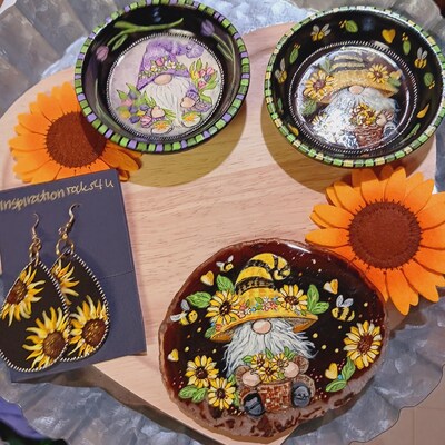 Hand Painted Rock Solar Eclipse 2024 moon & Sun by Inspirationrocks4u ...