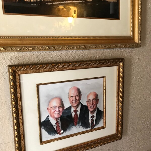 First Presidency Painting, LDS General Conference, LDS Art, Watercolor ...