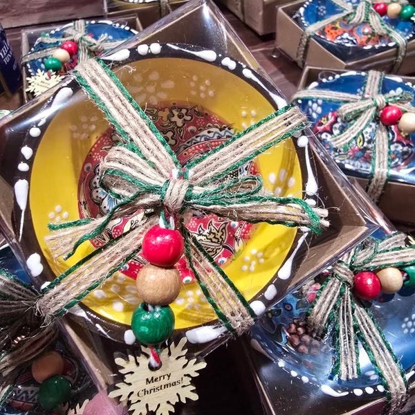 Handcrafted Christmas Gifts for Coworkers, Personalized Turkish Cini ...
