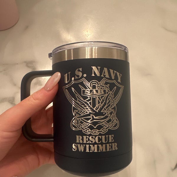 US Navy CT Cryptologic Technicians CT Design Engraved Stainless Steel ...