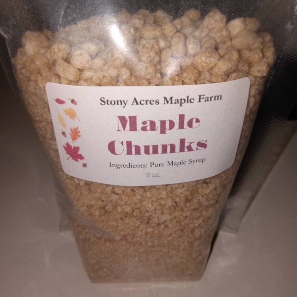 Maple Chunks - All Natural Sugar & Sweetener - Made Only With Pure ...