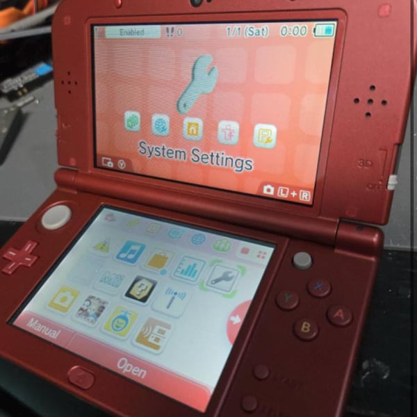 High Quality Custom Nintendo DS Lite- Smoke Gray W/ Red Buttons - Etsy