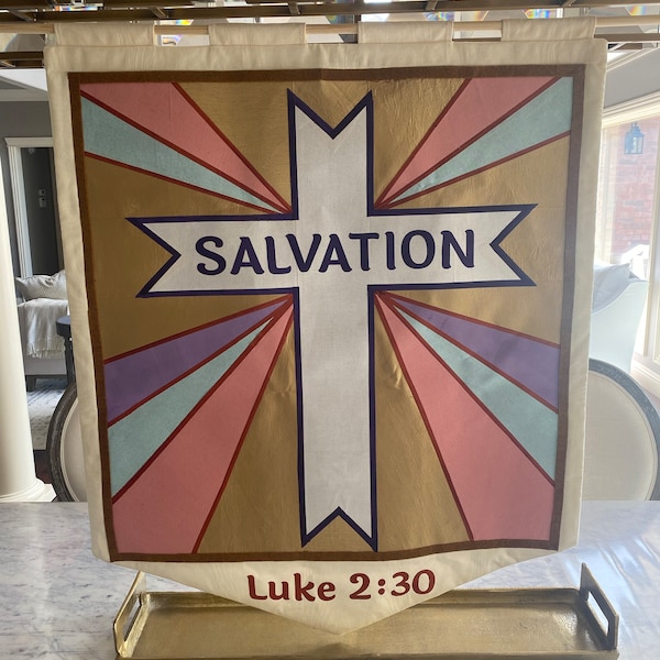 Handcrafted Banner, Lift High the Cross - Etsy