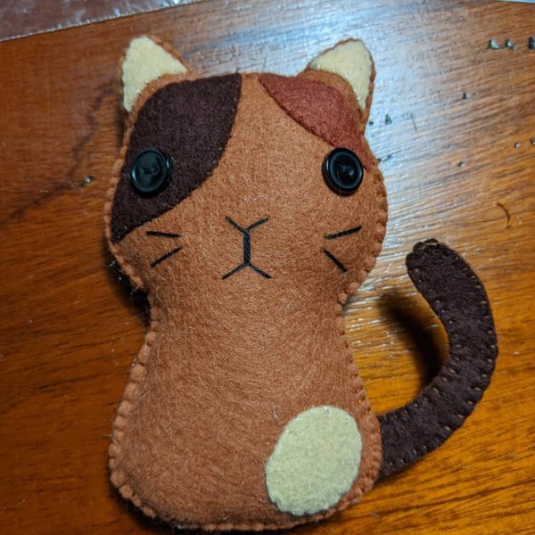 Felt Kitty Cat Softie Toy Sewing Pattern - Tutorial - PDF Epattern ...