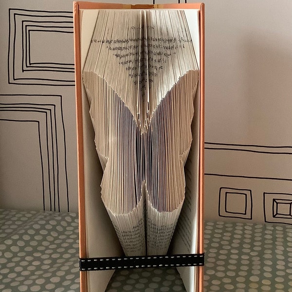 Butterfly Book Folding Pattern - Butterfly Folded Book Art - Unique ...