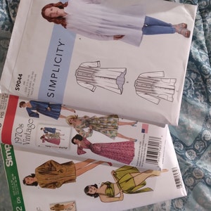 Butterick B6766 Sewing Pattern Misses Easy Elastic Square Neck | Etsy