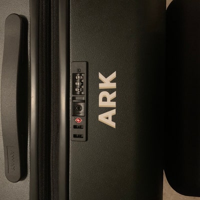 Double-layer Vinyl Monogram Decal Shadow Block Monogram Decal Monogram ...