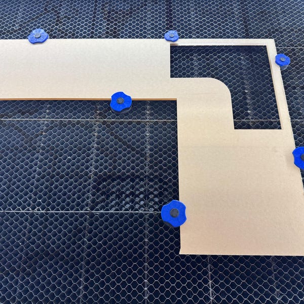 Center Finder Jig Template SVG, Laser Cut Grid, Centering Ruler Digital ...