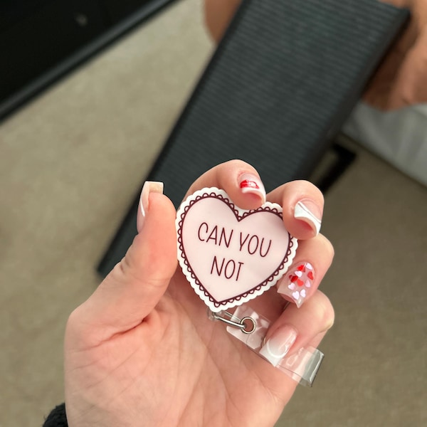 Can You Not | Badge Reel | Medical ID Badge | Nurse Badge Reel Funny ...