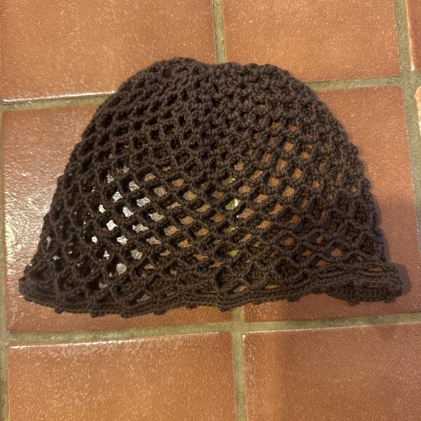 Blue Mesh Net Bandana Kerchief. Luxury Cotton Triangle Lace Head Scarf ...