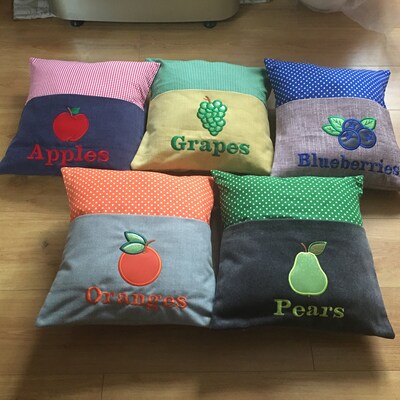 Fruit Applique Design Set. Fruit Embroidery Design Set. Watermelon ...