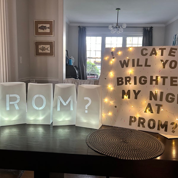 Custom Wedding Luminaries - Etsy