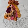 Colorful Rooster Hand Embroidery Pattern - PDF Instant Download for ...