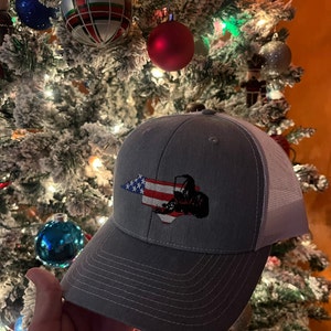 Oilfield Worker Oil Rig Leather Patch Hat Oilfield Gift, Great for ...