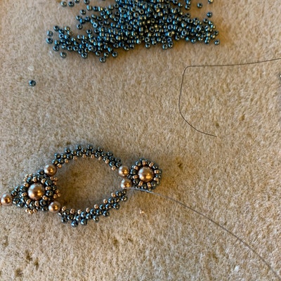 Tutorial for Beadwoven Necklace 'aurora' PDF Beading - Etsy