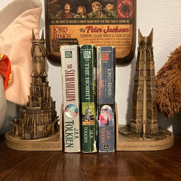 Two Towers Orthanc and Barad-dur Bookends - 3D Printed Hand-painted ...