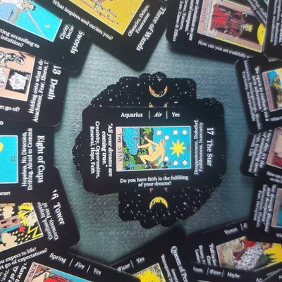 SAME DAY SHIPPING Tarot Card Deck Vintage Tarot Reading Deck for ...