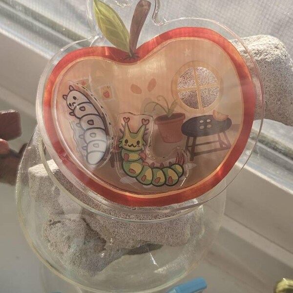 Very Hungry Caterpillar Bug Matte Waterproof Sticker Sheet With Fruit ...