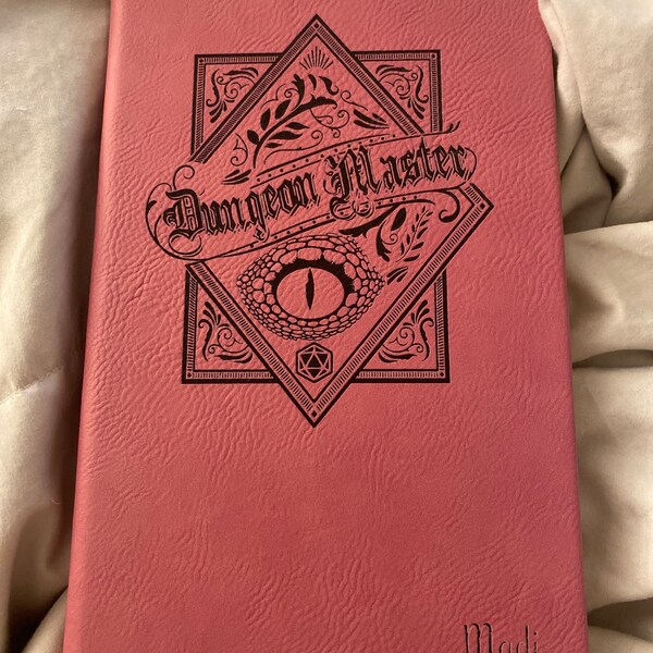 Paladin Dnd Custom Engraved Leather Journal, Dungeons and Dragons, RPG ...
