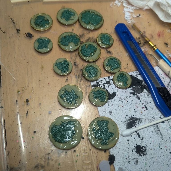 Silicone Molds Columns for Resins Wargames Warhammer 40K Terrain Moulds ...