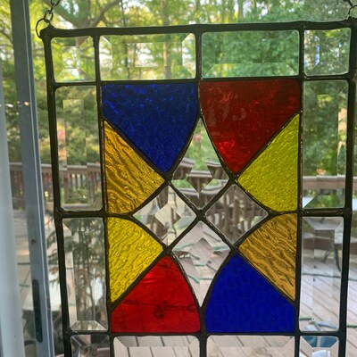 WISSMACH ENGLISH MUFFLE Stained Glass Pack Set/8 Assorted Colors 8x10 ...