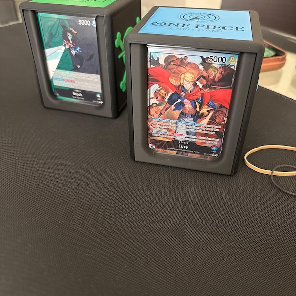 OPTCG DOUBLE WINDOWED Hinged Display Deck Box!!! - Etsy