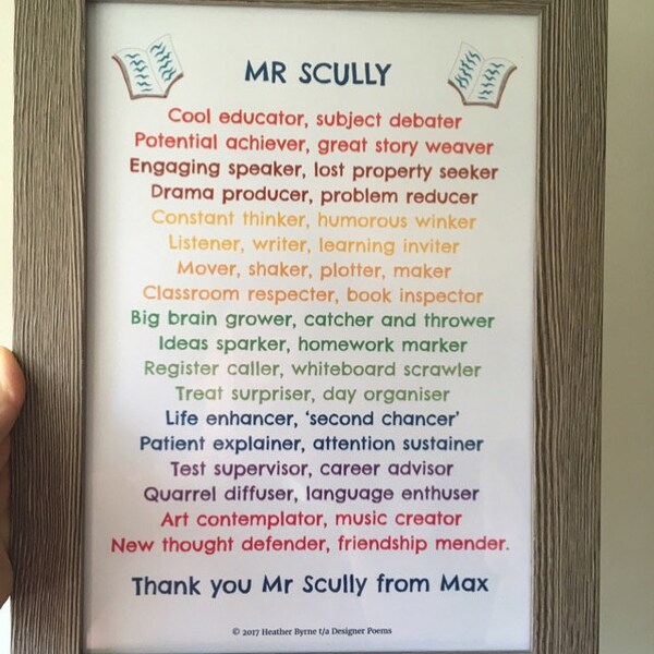 Personalised Netball Player Poem Print Gift - Etsy UK