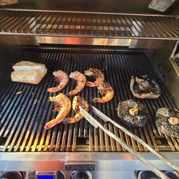 Hand Forged Grill Tongs - Etsy