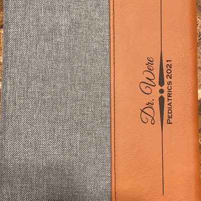 Big Size Personalized Portfolio, Custom Notepad Cover, Business ...