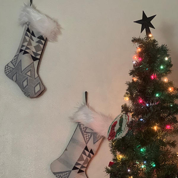 Christmas Stockings Made of Pendleton Wool With Fur Trim limited ...