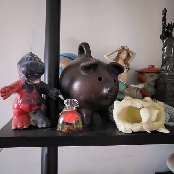 Tiny Handmade Resin Bagged Capybara Figurine | Kawaii Paperweight ...