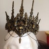 Evil Queen, Dark Fairy Crown, Gothic Crown, Gothic Wedding, Death Skull ...